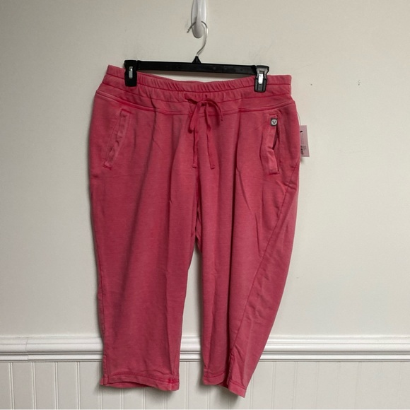 Lane Bryant | Pants & Jumpsuits | Livi Womens Capris Jogger Pink Size ...